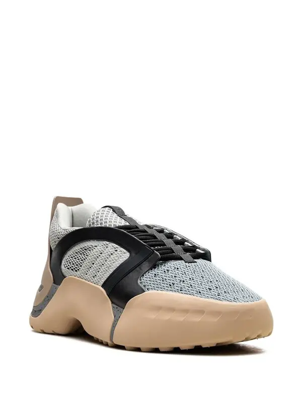 Adidas X Dingyun Zhang Kouza Ash Green Earth Sneakers - Silver