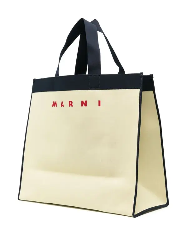 Marni Jacquard Logo Tote
