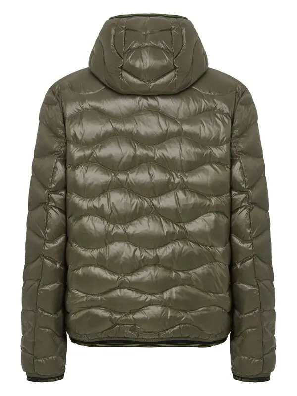 BLAUER. Logo-patch Padded Jacket - Green