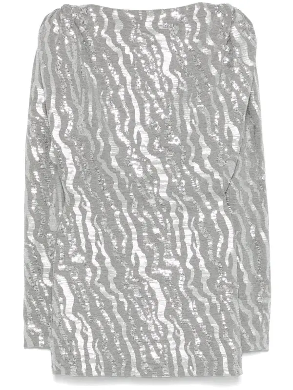 ROTATE BY BIRGER CHRISTENSEN Sequined Mini Dress