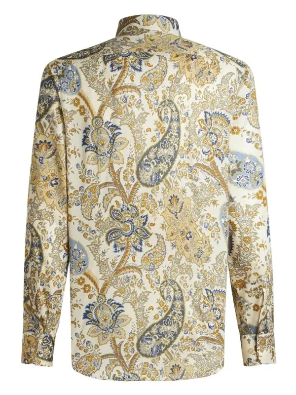 Etro Paisley-print Shirt - Green