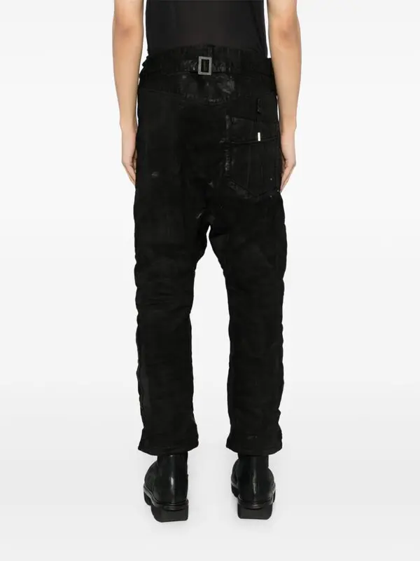 Boris Bidjan Saberi Asymmetric Drop-crotch Jeans