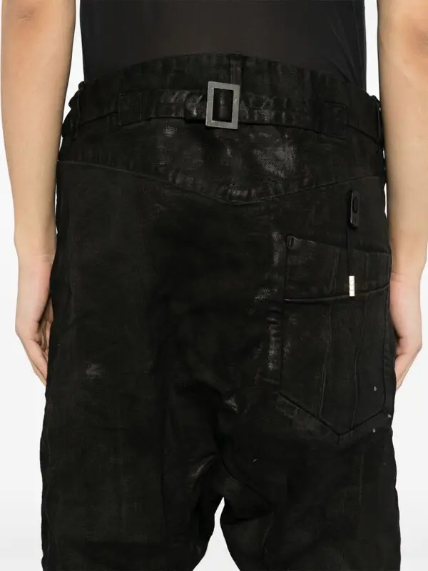 Boris Bidjan Saberi Asymmetric Drop-crotch Jeans