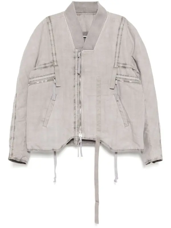Boris Bidjan Saberi Zip-up Bomber Jacket