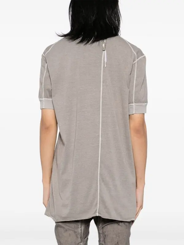 Boris Bidjan Saberi Raw-cut Hem Cotton T-shirt