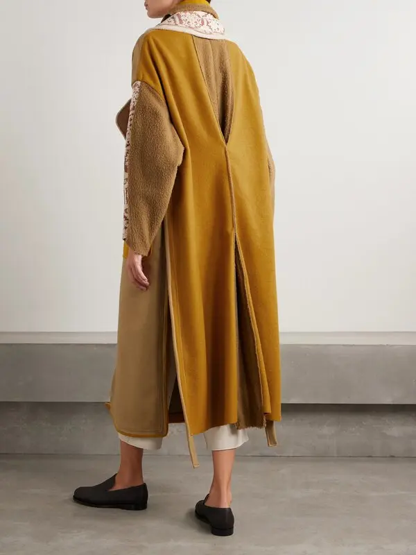 Thank You Have A Good Day Crosby Patchwork Coat