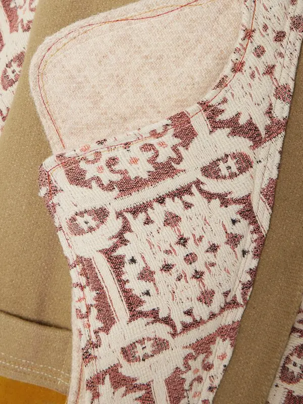Thank You Have A Good Day Crosby Patchwork Coat