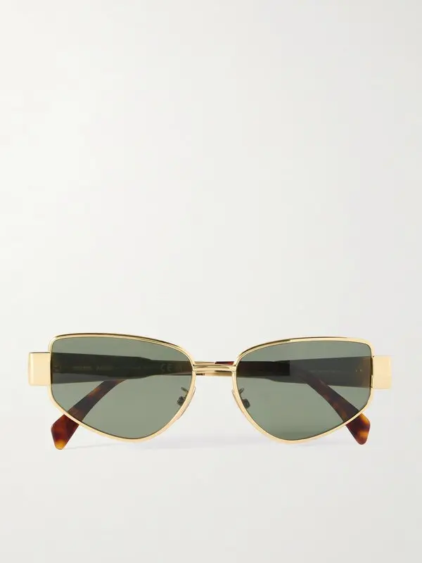 Celine Cat-eye Sunglasses - Gold