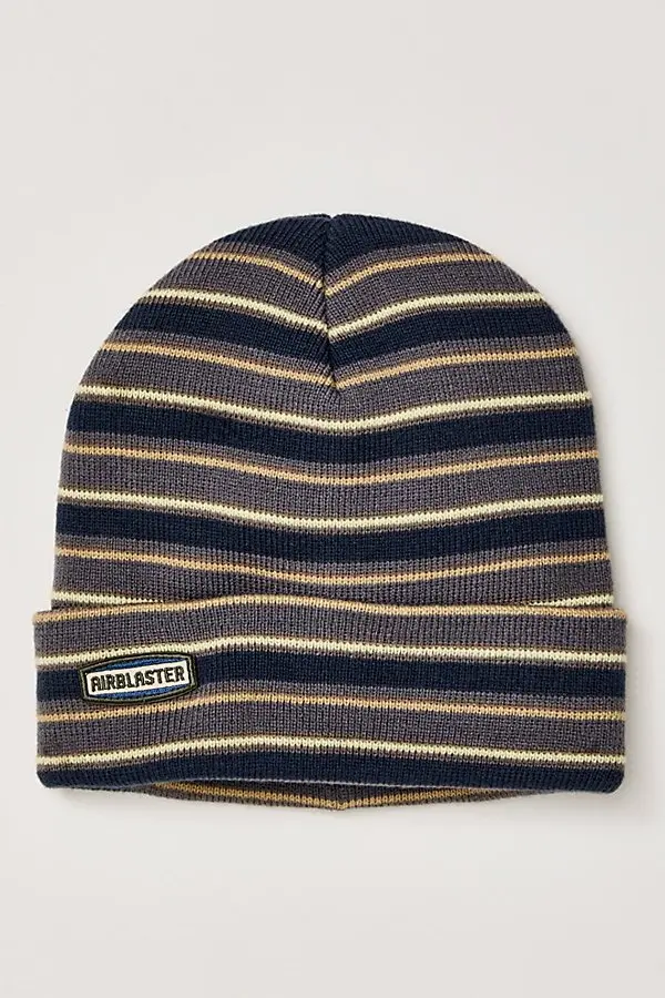 AIRBLASTER Striped Beanie - Shark