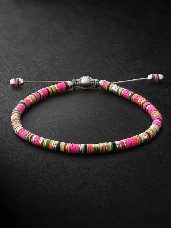 MAOR M. Cohen Malli Sterling Silver Beaded Bracelet - Pink