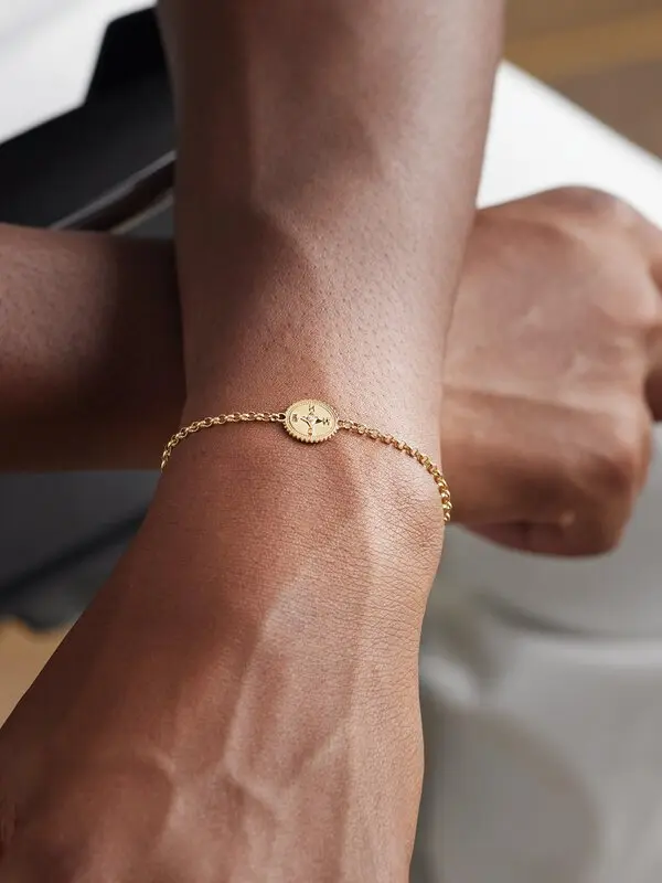 FOUNDRAE Internal Compass -karat Diamond Bracelet - Gold