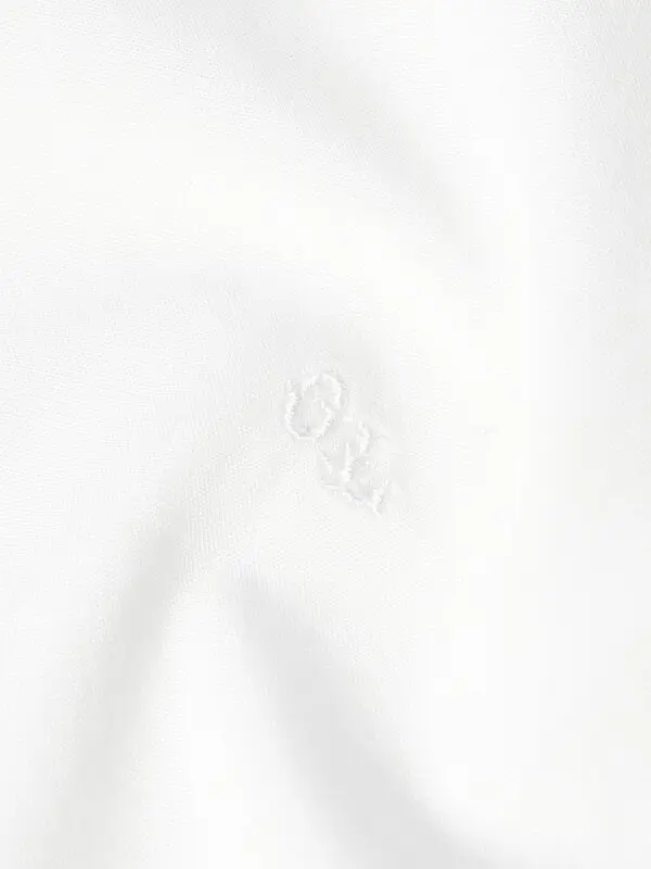 Our Legacy Beyond Logo-embroidered Tencel™ Lyocell And Cotton-blend Poplin Shirt