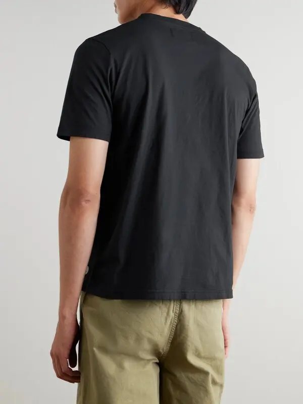 Folk Assembly Garment-dyed Cotton-jersey T-shirt