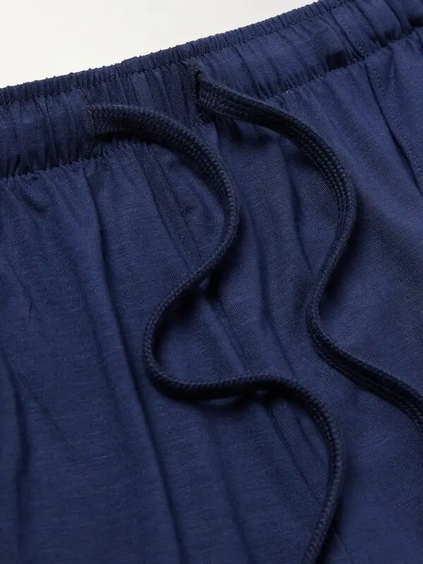 Derek Rose Marlowe Stretch-micro Modal Jersey Pyjama Trousers - Blue