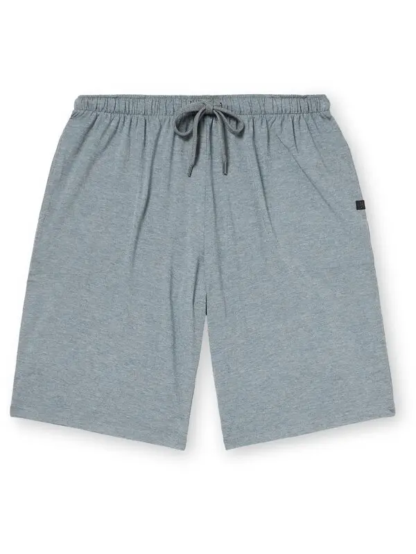 Derek Rose Basel Stretch-micro Modal Jersey Pyjama Shorts - Gray