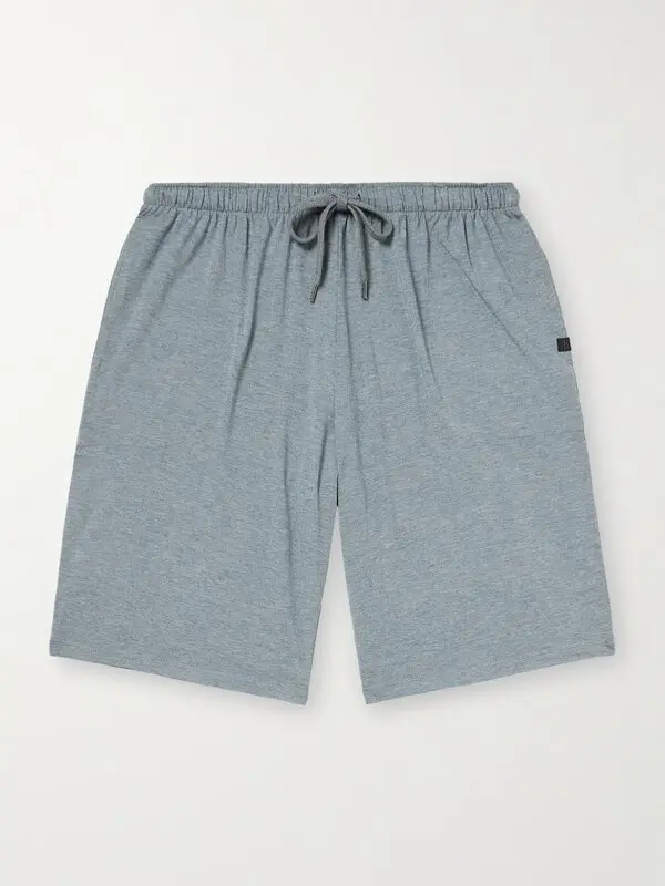 Derek Rose Basel Stretch-micro Modal Jersey Pyjama Shorts - Gray