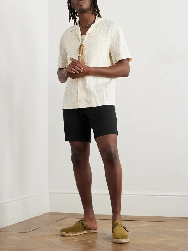 Derek Rose Harris Straight-leg Lyocell-blend Shorts