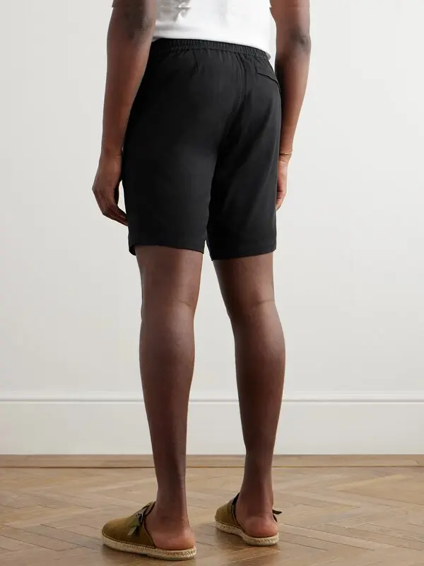 Derek Rose Harris Straight-leg Lyocell-blend Shorts