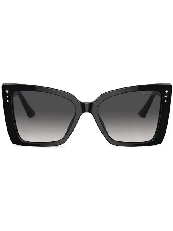 JIMMY CHOO Square-frame Sunglasses - Black
