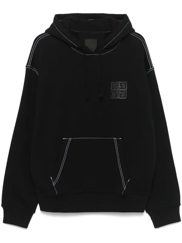 Givenchy 4g-motif Hoodie - Black