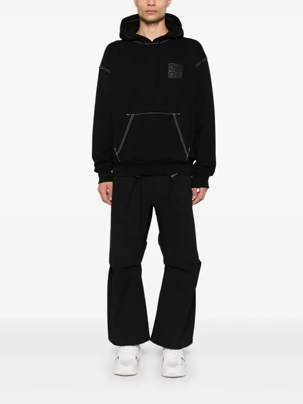Givenchy 4g-motif Hoodie - Black