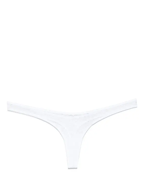 MAISON CLOSE Flashback Thong - White