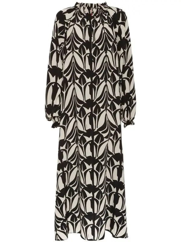 La DoubleJ Graphic-print Shirt Dress