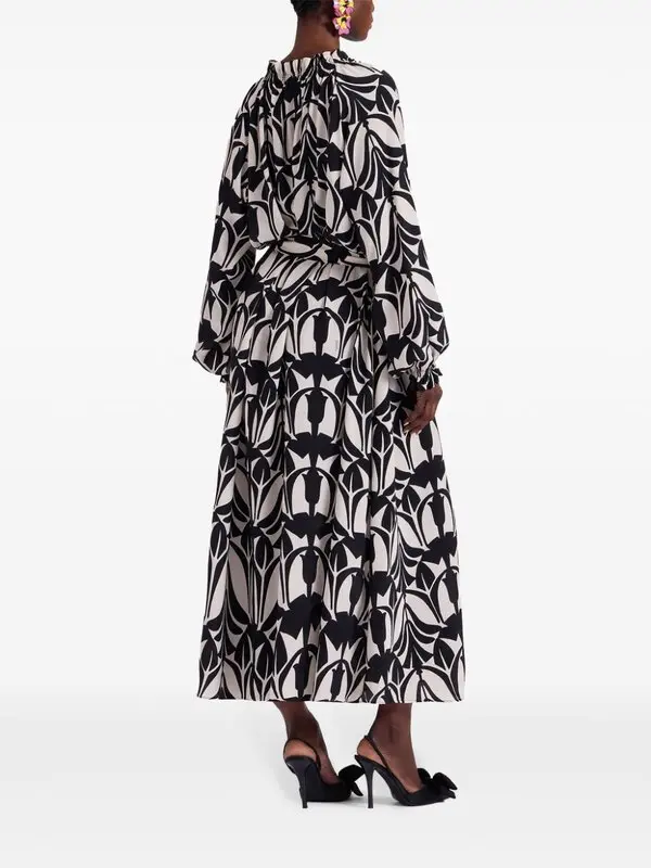La DoubleJ Graphic-print Shirt Dress