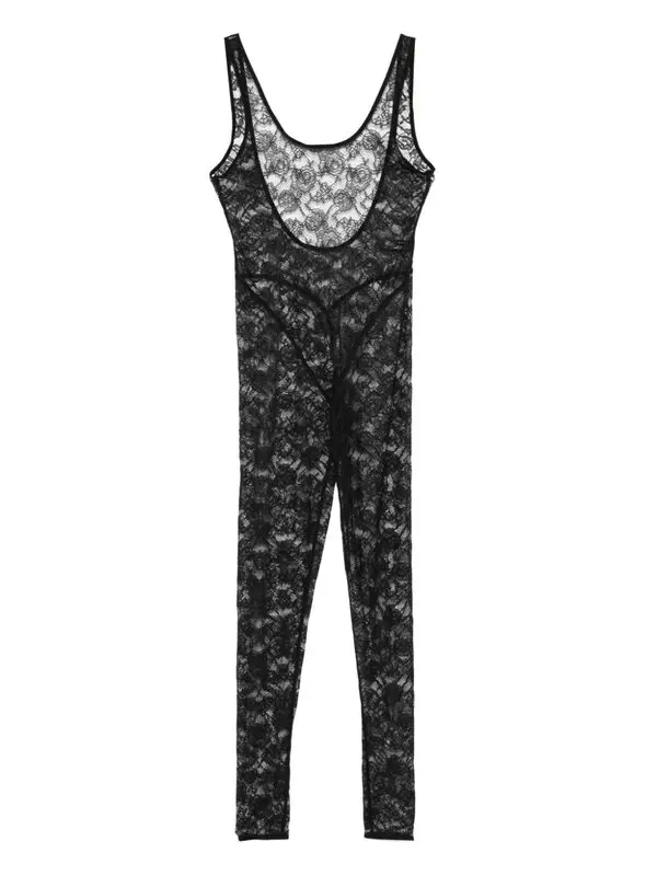 MAISON CLOSE Flashback Backless Jumpsuit - Black