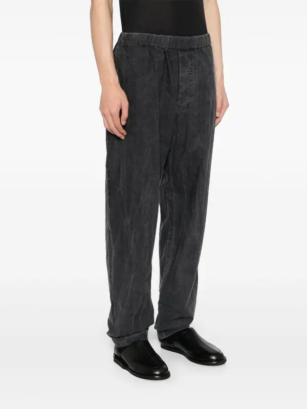 a*o様 CASEY CASEY★JOG AH PANT DPTO — Black Print Cotton Jog Ah Pant