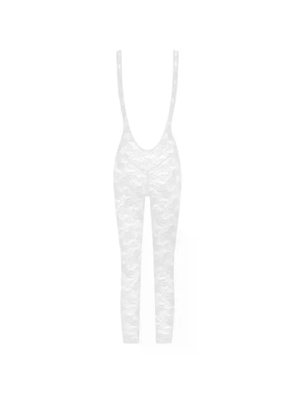 MAISON CLOSE Flashback Backless Jumpsuit - White