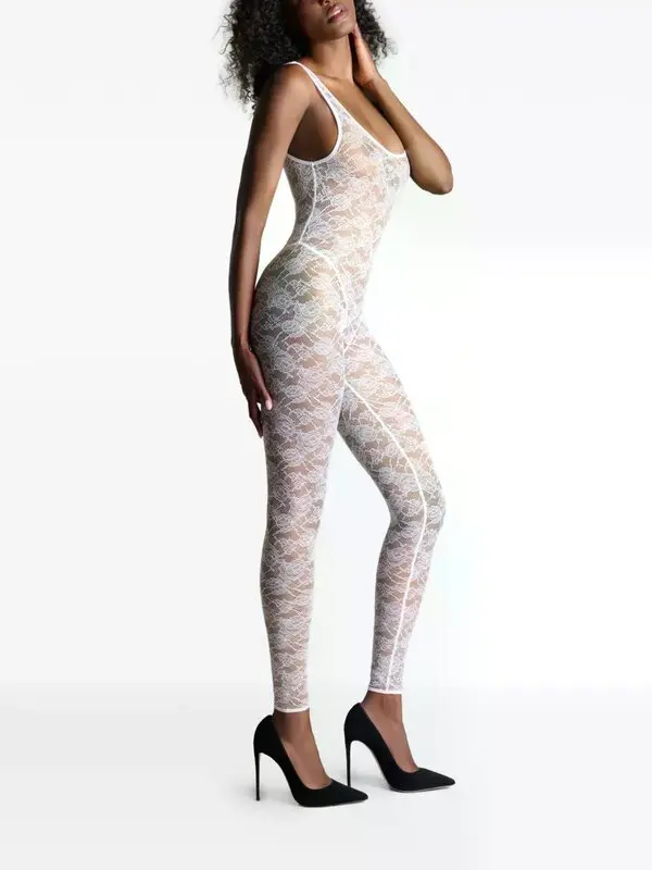 MAISON CLOSE Flashback Backless Jumpsuit - White