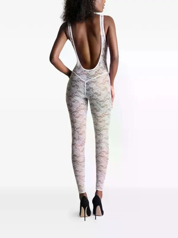 MAISON CLOSE Flashback Backless Jumpsuit - White