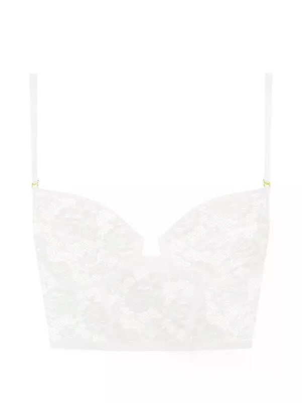 MAISON CLOSE Flashback Balconette Bra - White