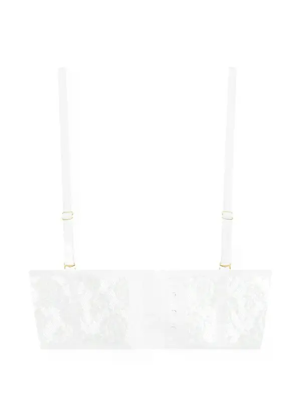MAISON CLOSE Flashback Balconette Bra - White