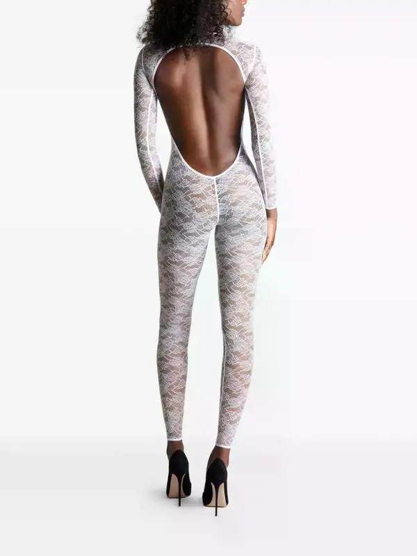 MAISON CLOSE Flashback Backless Jumpsuit - White