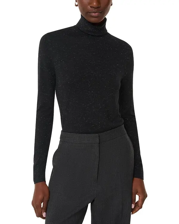 Whistles Sparkle Roll Neck Top