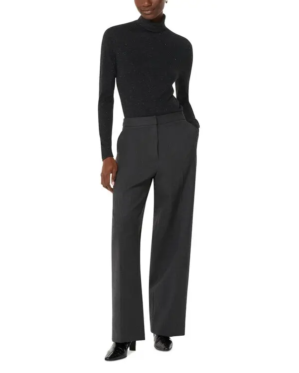 Whistles Sparkle Roll Neck Top