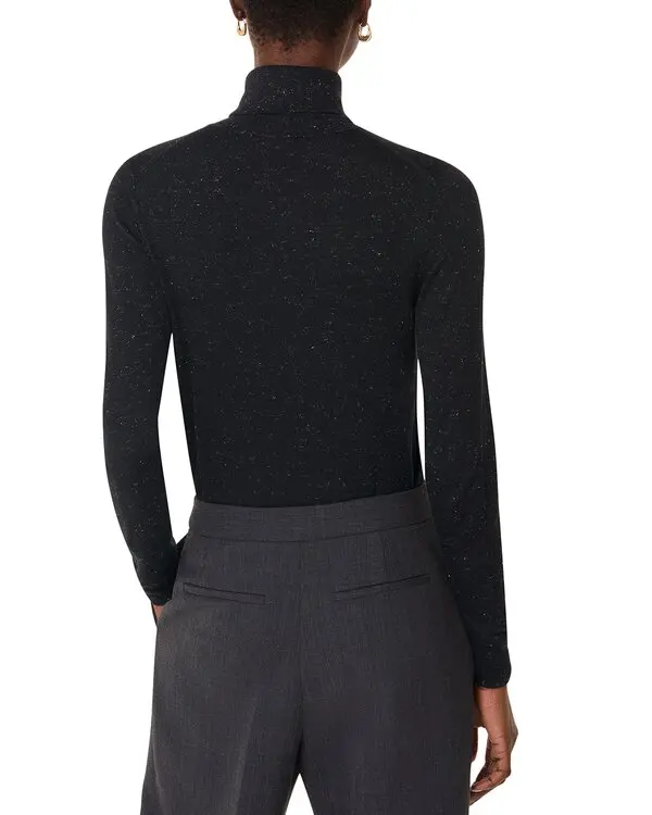 Whistles Sparkle Roll Neck Top