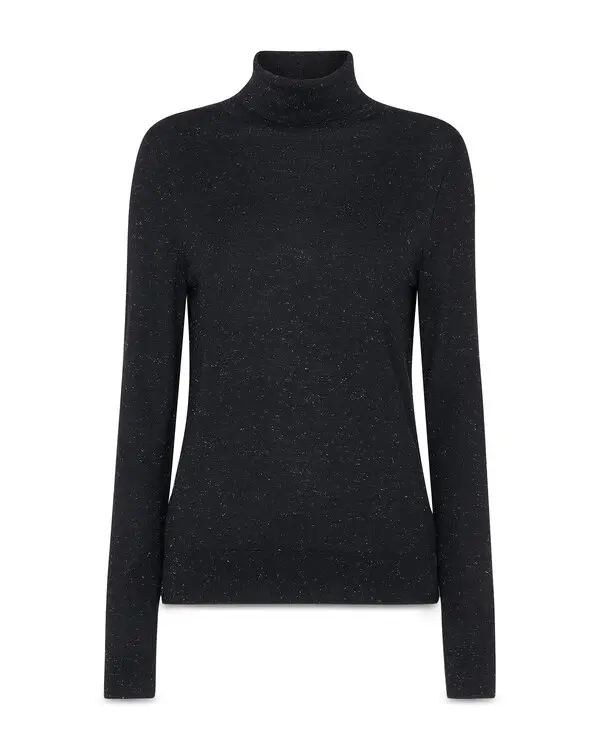Whistles Sparkle Roll Neck Top