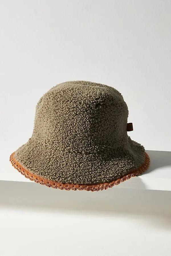 Ugg Sherpa Scallop Bucket Hat - Green | Editorialist