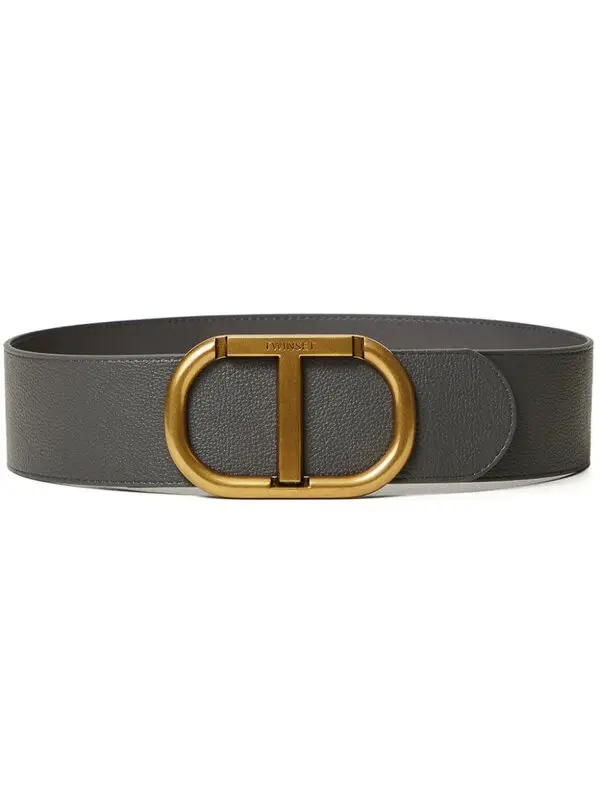 TWINSET Logo-plaque Belt - Grey