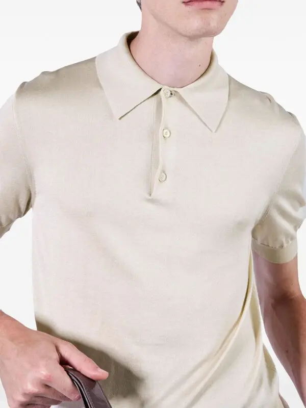 Prada Silk Polo Shirt