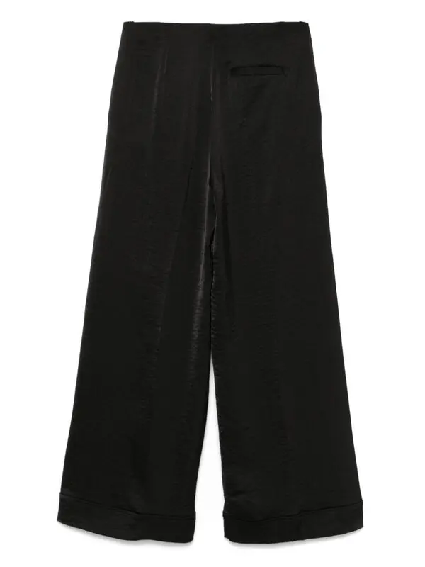 Dkny Wide-leg Trousers - Black
