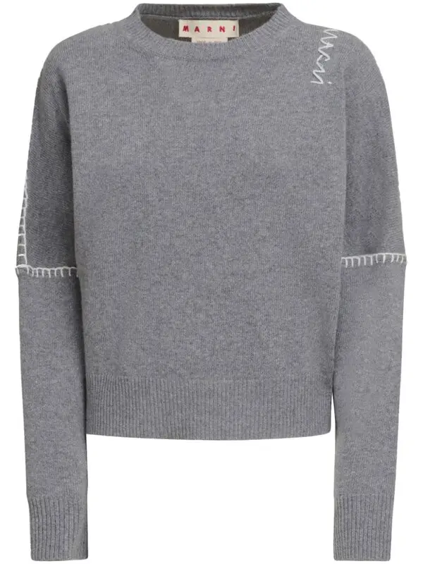 Marni Whipstitch-trim Sweater