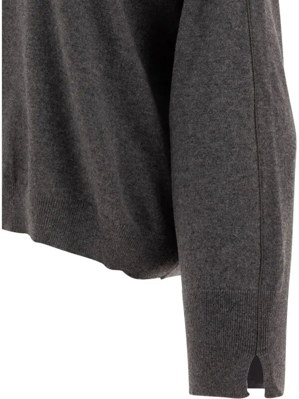 Brunello Cucinelli Cashmere Sweater - Grey
