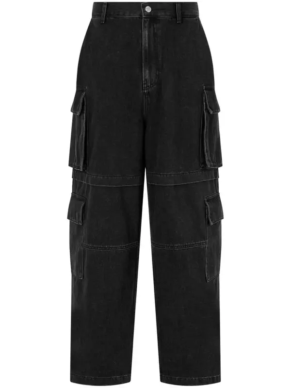 STUDIO TOMBOY Denim Wide-leg Cargo Pants