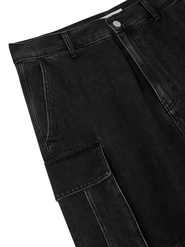 STUDIO TOMBOY Denim Wide-leg Cargo Pants