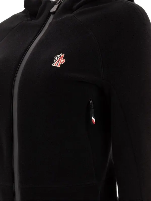 Moncler Logo-patch Fleece Jacket