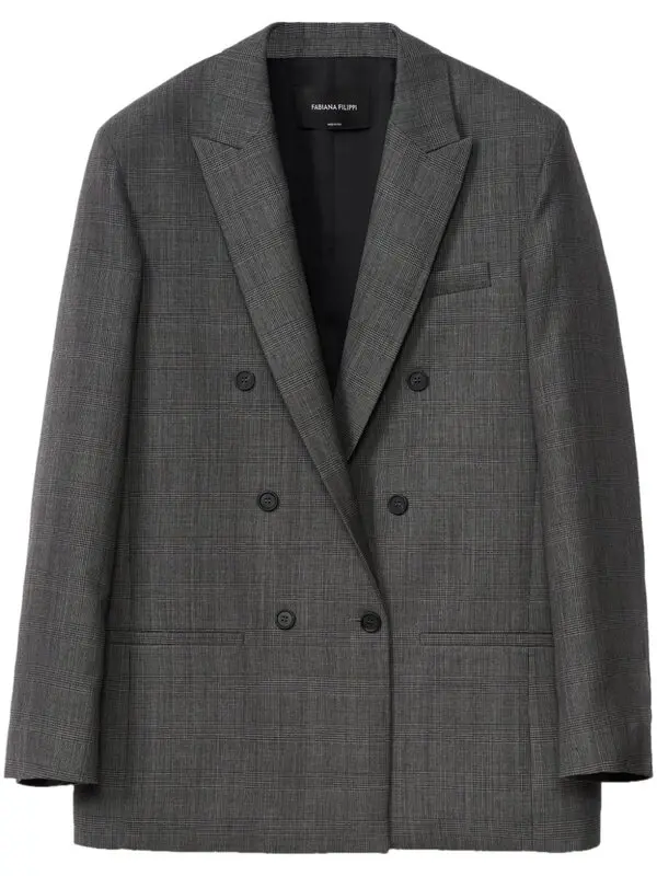 Fabiana Filippi Glen Prince Of Wales Blazer